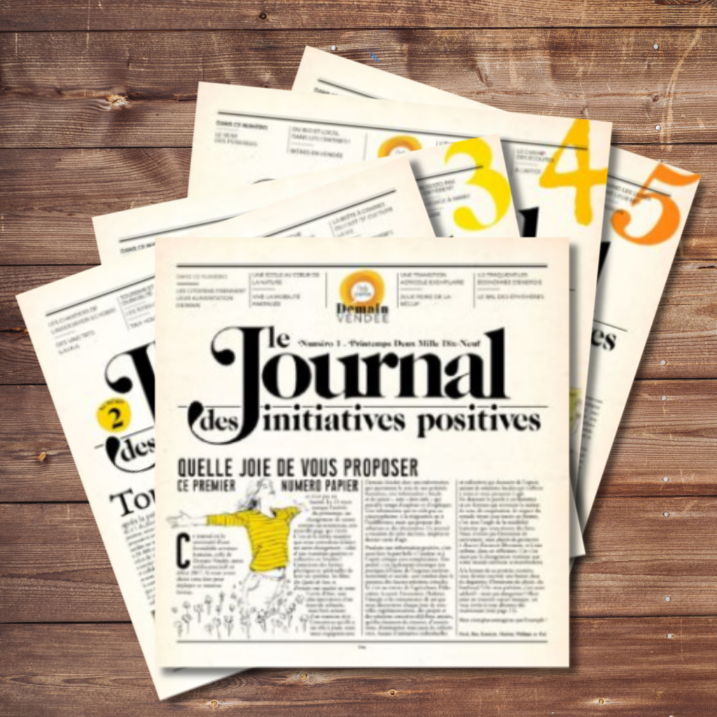 Pack comprenant les n°1 à 5 du Journal des initiatives positives ! - Demain-Vendée