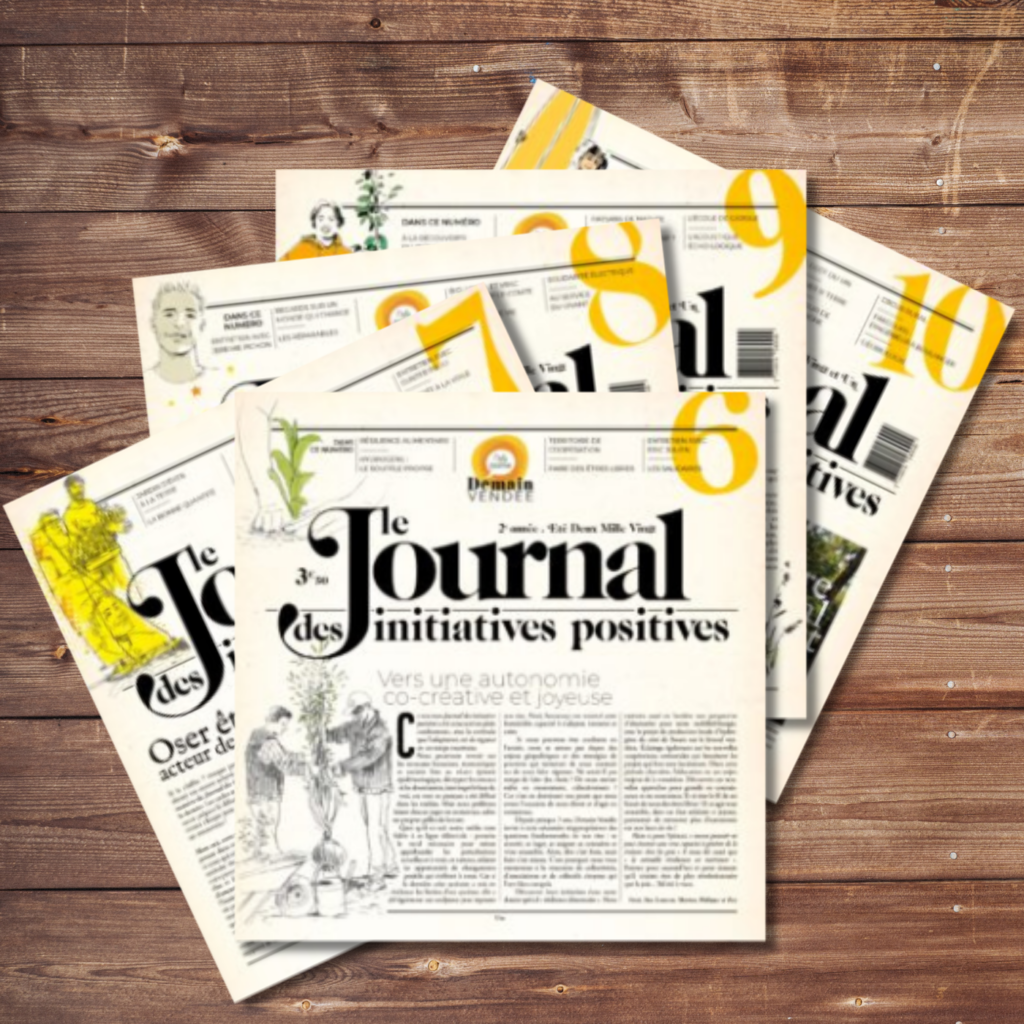 Pack comprenant les n°6 à 10 du Journal des initiatives positives ! - Demain-Vendée