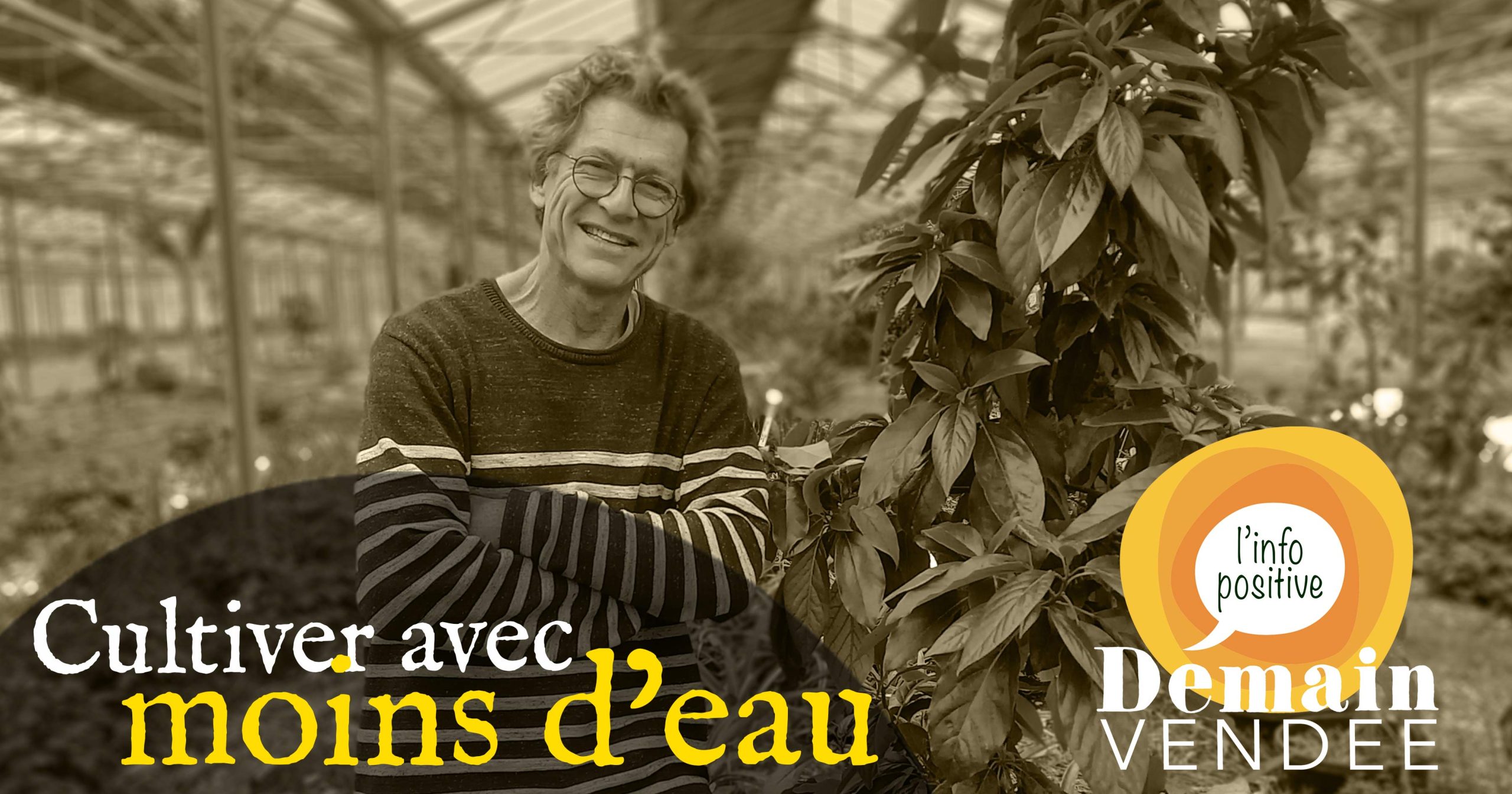 Philippe Piron cultive avec moins d'eau grâce à un sol vivant